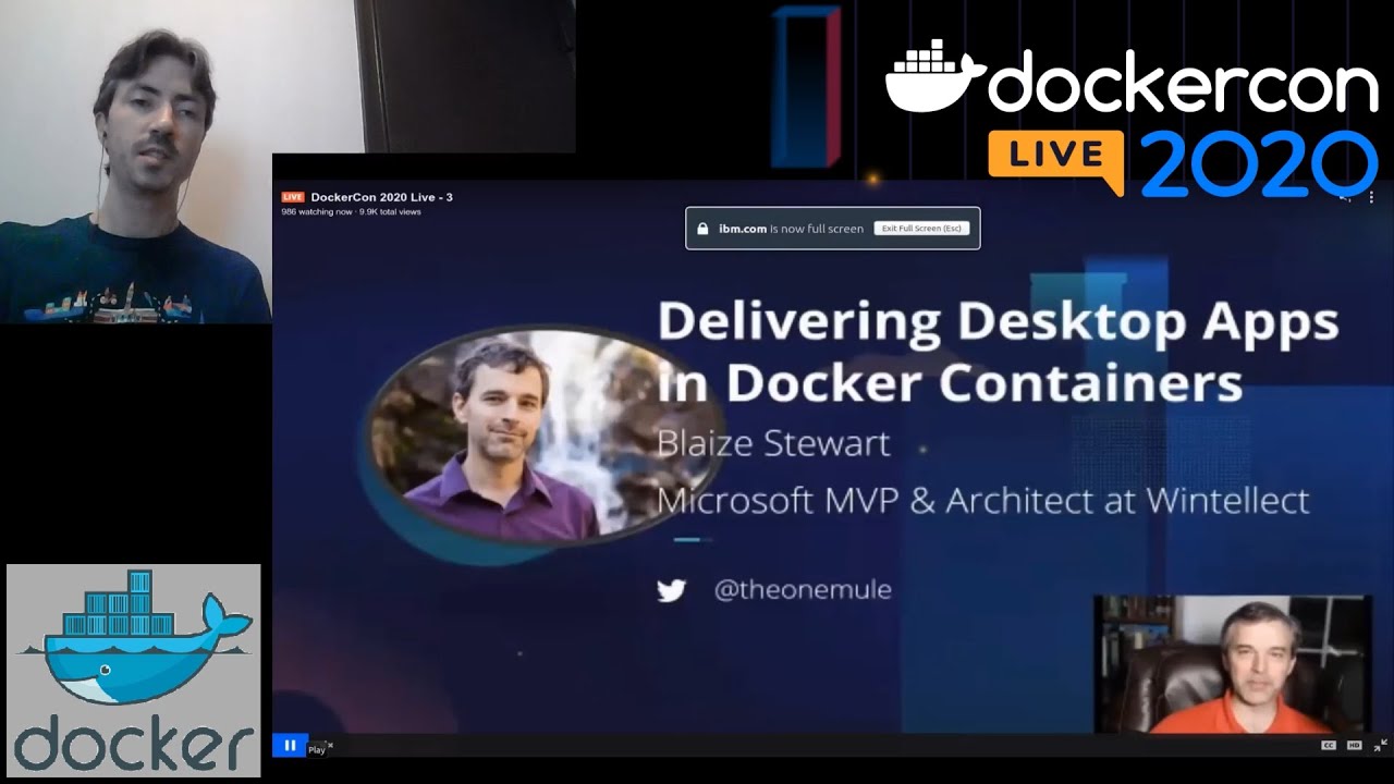 DockerCon 2020: Delivering Desktop Apps | Reaction