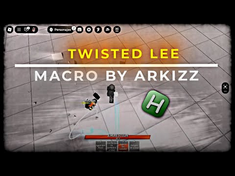 This Macro Does Twisted Lee’s Tech AUTOMATICALLY! (Roblox The Strongest Battlegrounds AHK)