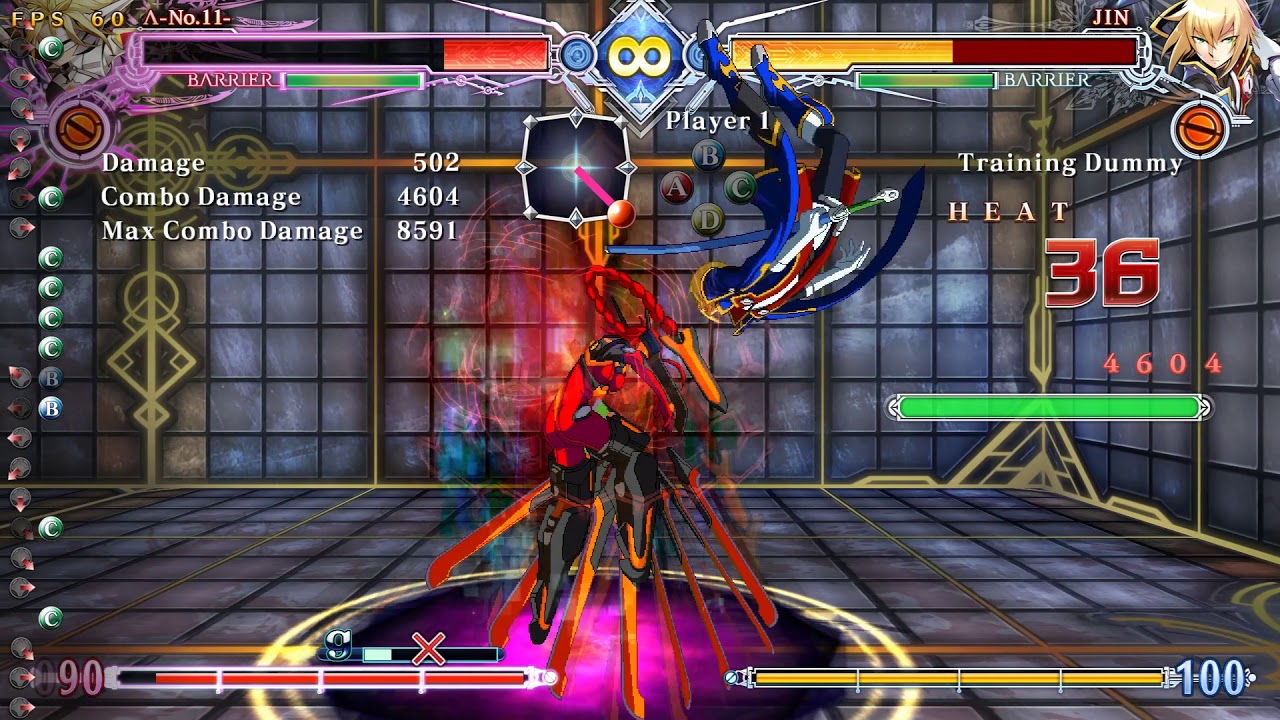 BBCF 2.0 - Lambda's DP Punish