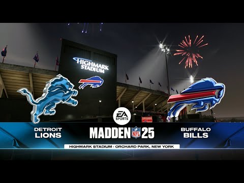 Madden 25 - Detroit Lions @ Buffalo Bills - 2025 Offseason Rosters