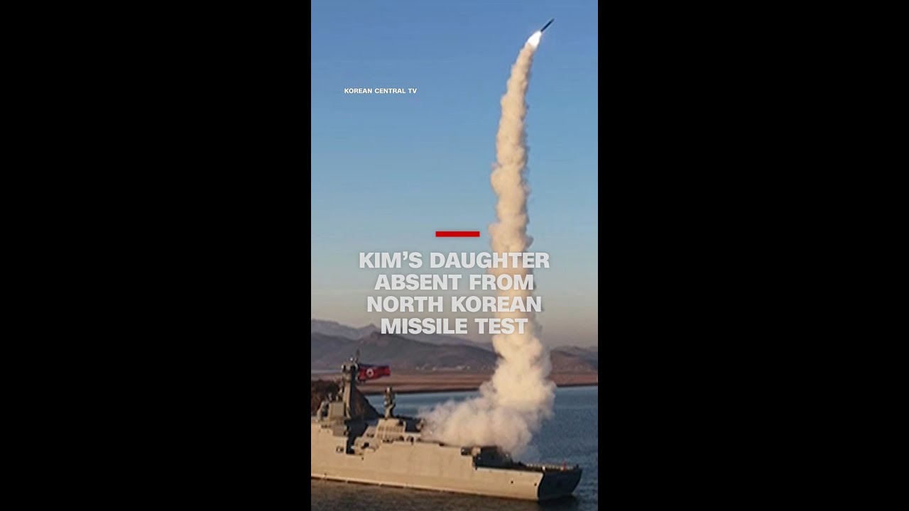 Kim’s daughter absent from North Korean missile test