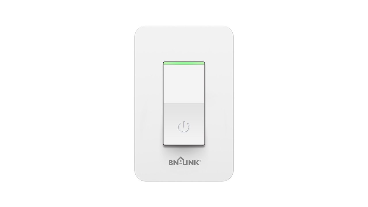 BN-LINK Smart In Wall Light Switch with Remote Control & Timer Function, Alexa / Google CP-C10