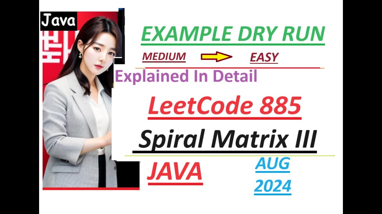 Spiral Matrix III | Leetcode 885 | Java Code | Developer Coder
