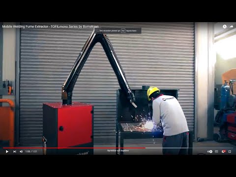 Mobile Welding Fume Extraction System - Mobile Fume Extractor One Arm ...