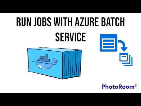 Run jobs with Azure Batch Service | Containers example