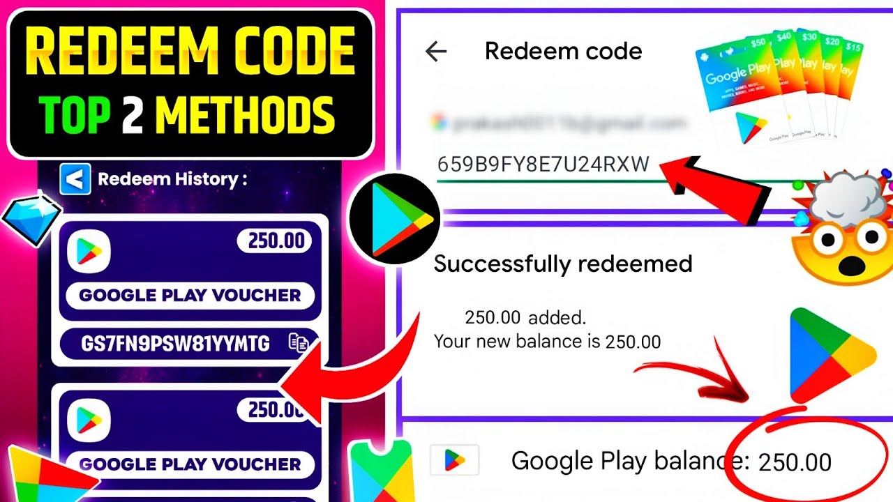 Top 2 Redeem Code Apps for Google Play | Google Play Redeem Code App 2026