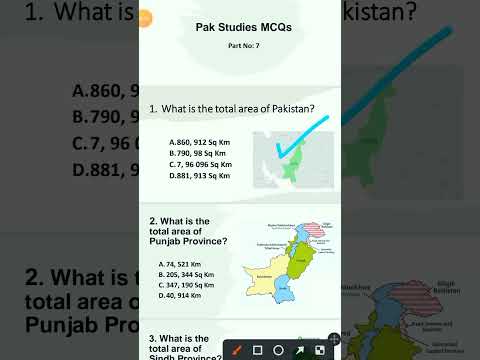 Pak Study MCQs for pma, ppsc, css and fpsc|#pakstudy#mcqs#pma#ppsc#fpsc#css#important#ytshorts