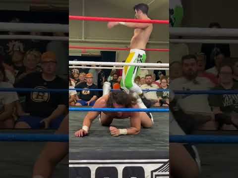 Drop kick by Channing thomas #wrestling #shortvideo #shorts