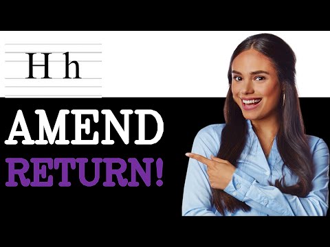 How To Amend Tax Return H&R Block (2025)