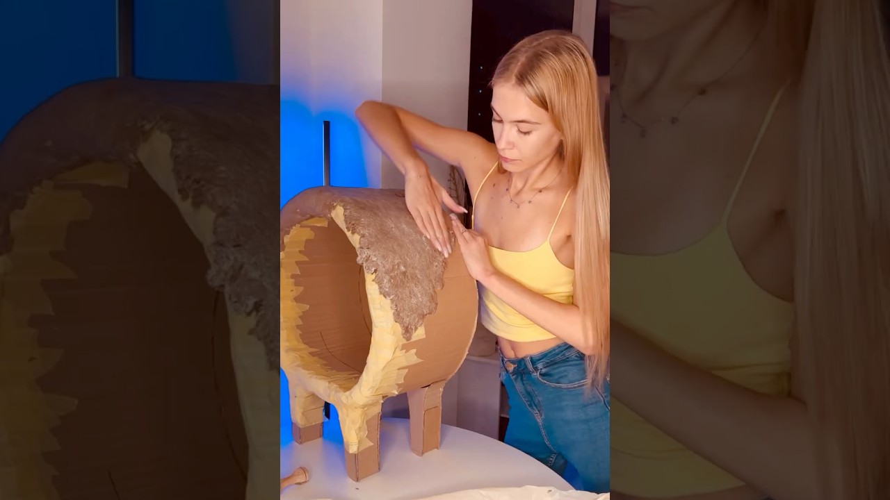 DIY: Create a Dreamy DIY Cardboard Cat House - Crafting Comfort for Your Kitty! #cat #kitty  #diy