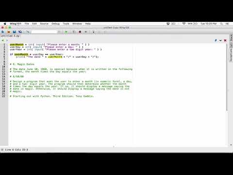 3.6. Magic Dates - Python