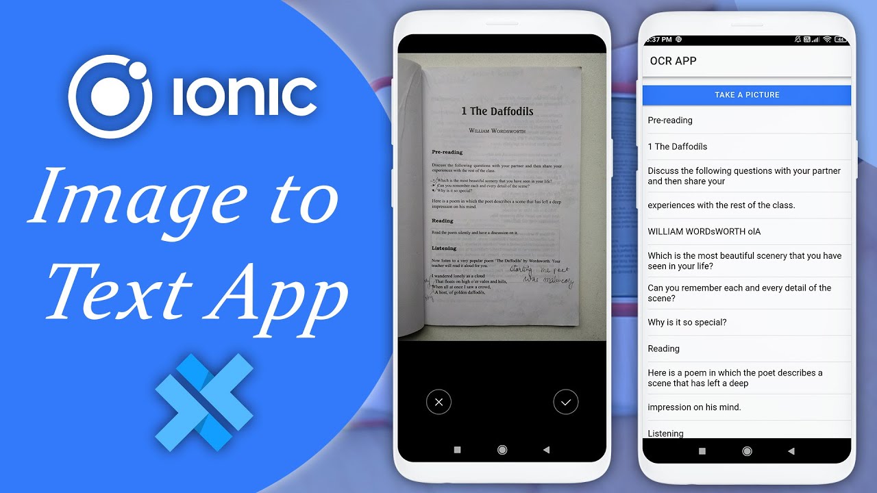 Ionic - Image to Text App (OCR APP)