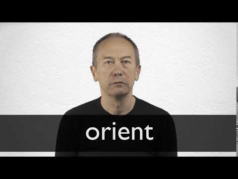 How to pronounce ORIENT in British English