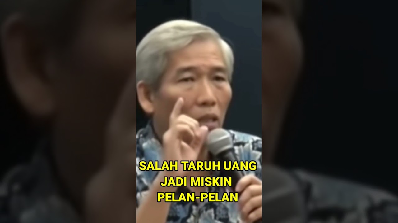 Lo Kheng Hong: penyebab kalian miskin