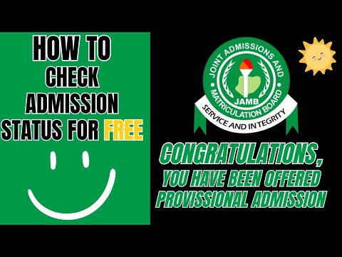 How to Check Jamb CAPS e facility Admission Status FREE on the Portal