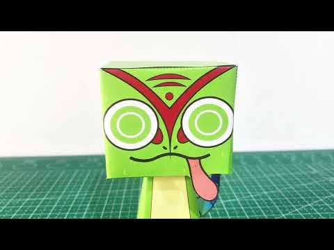 DIY SPRUNKI GEEKIE | How to make Gekkie Papercraft