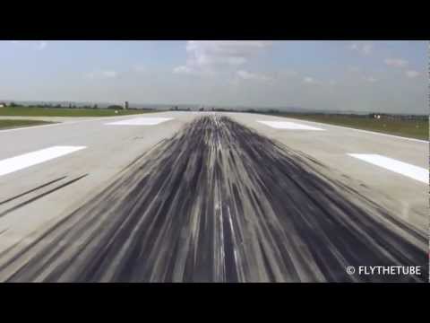 Dresden ILS RWY04 (EDDC - DRS) circle to land RWY22 HD Cockpit View