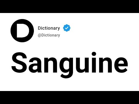 Sanguine Meaning In English