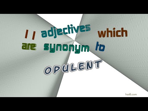 opulent - 15 adjectives synonym of opulent (sentence examples)