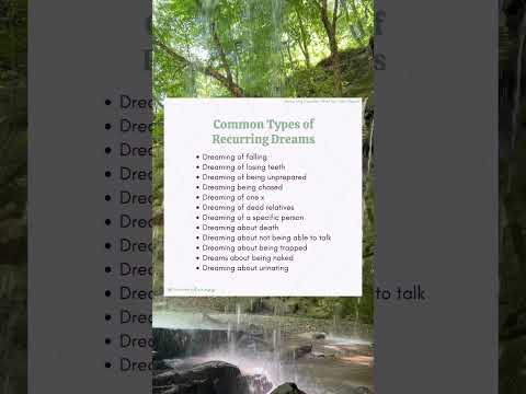 Common Types of Recurring Dreams