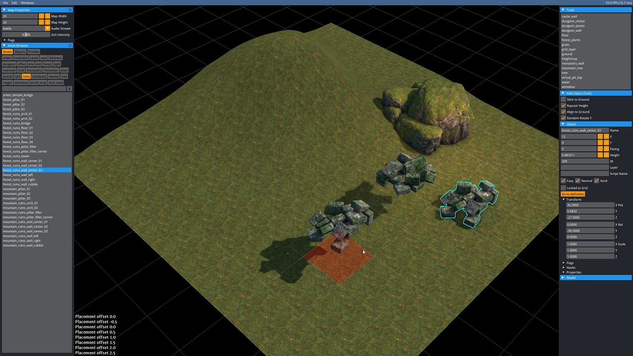 03 - Druidstone Level Editor - Object Manipulation