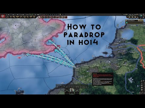 How to paradrop in Hearts Of Iron 4 (tutorial)
