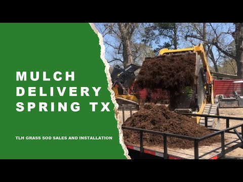 Mulch Delivery Spring TX | Call 713-820-6569 | Brown, Black, Cherry & Hardwood Bark Mulch