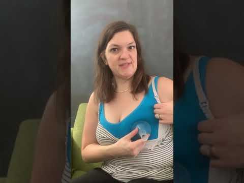 Hands free pumping bra hack