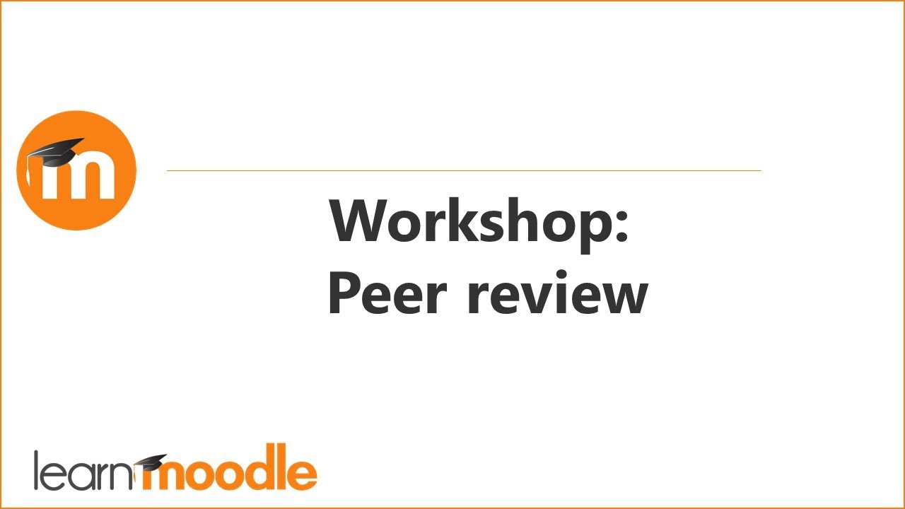 Workshop: Peer review