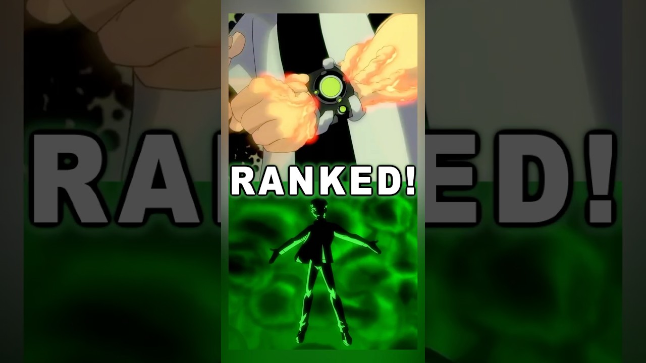 Ben 10 Transformations Ranked Worst to Best! #ben10 #ranked #fyp