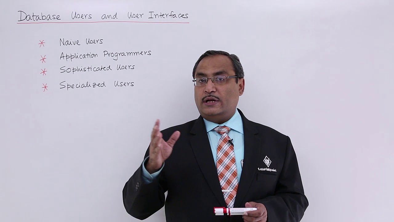 DBMS - Database users and user interfaces