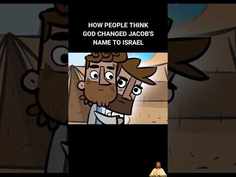 God changes Jacobsen Name to ISAREAL #jesus #bible #christianity #shorts #fyp