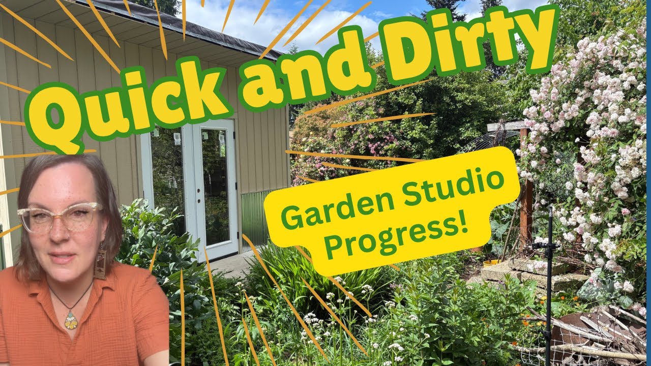Quick and Dirty Garden Studio Update: First look inside!