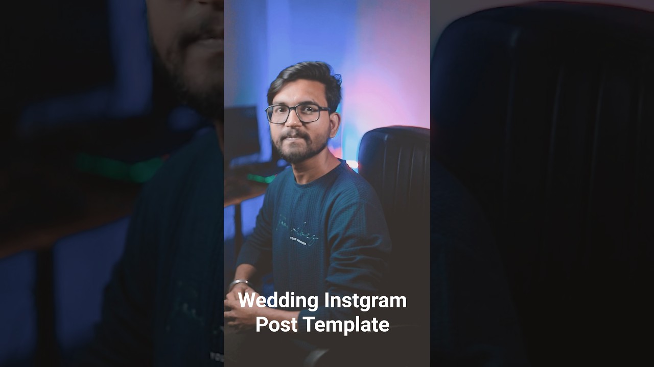 Wedding Instagram Post Template PSd#psdtemplates #template