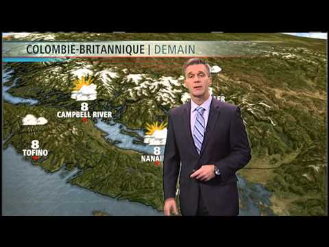 Votre météo pour les prochaines heures avec Jules Desjarlais - 14-15 mars