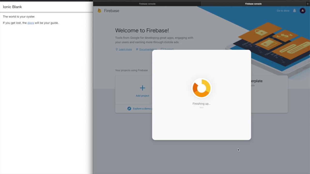 Ionic 4 + Angular + Firebase: User Authentication