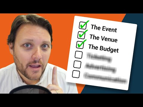 Event Planning: The Ultimate 10 Step Checklist