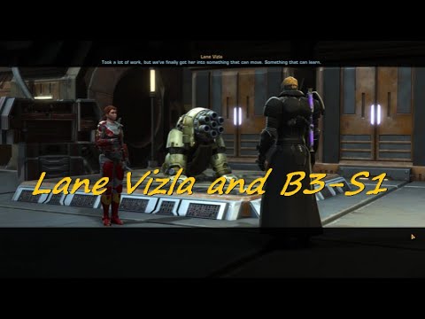 SWTOR - Lane Vizla and her pet B3-S1