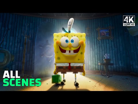 Spongebob Cosmic Shake All Cutscenes - SpongeBob SquarePants The Cosmic Shake Movie (2023)