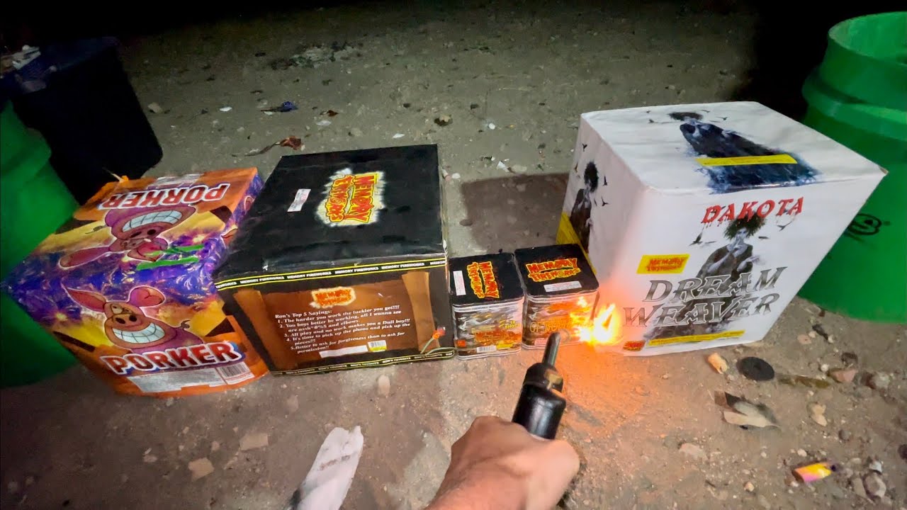 LIGHTING MULTIPLE 1/1 FIREWORK CAKES & SHUTTING IT DOWN - PGI 2021