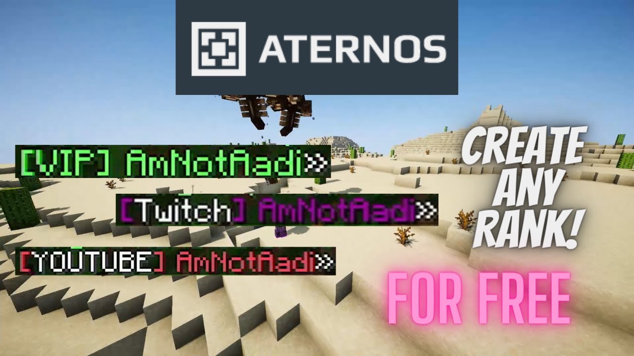 How To Add Ranks To Your Aternos/Minecraft Server | 1.8 - 1.18 | PowerRanks Tutorial