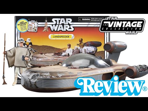 Star Wars The Vintage Collection Landspeeder & Luke Skywalker (Tatooine) Review & Comparison!