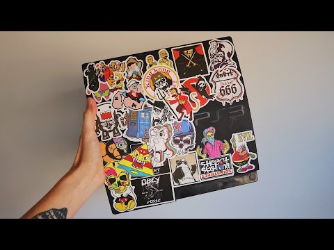 Stickered Up PS3 Slim - Complete Teardown & Clean