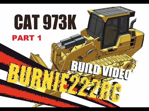 Building a rc CAT 973K - Part 1: Chassis