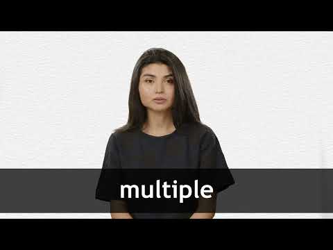 How to pronounce MULTIPLE in American English