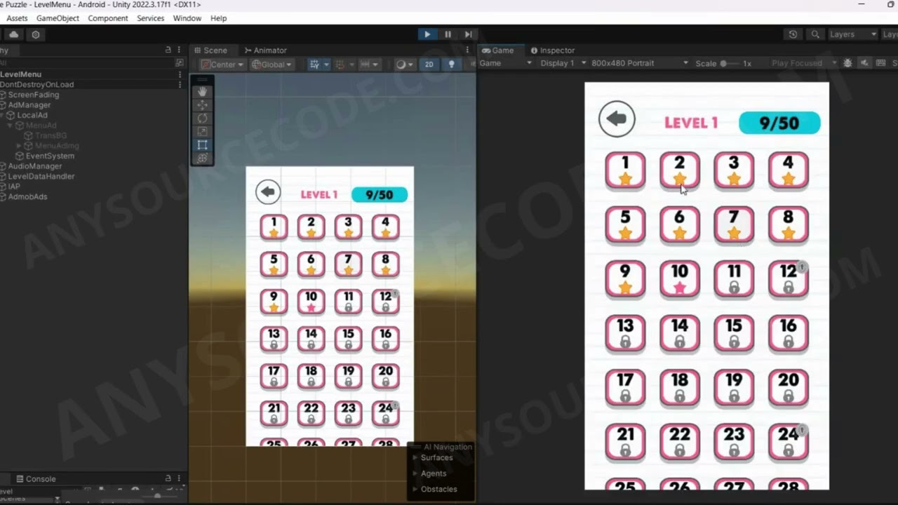 One Line Puzzle Unity Game Source Code #unity #unity3d #unitydev #unitydeveloper #sourcecode