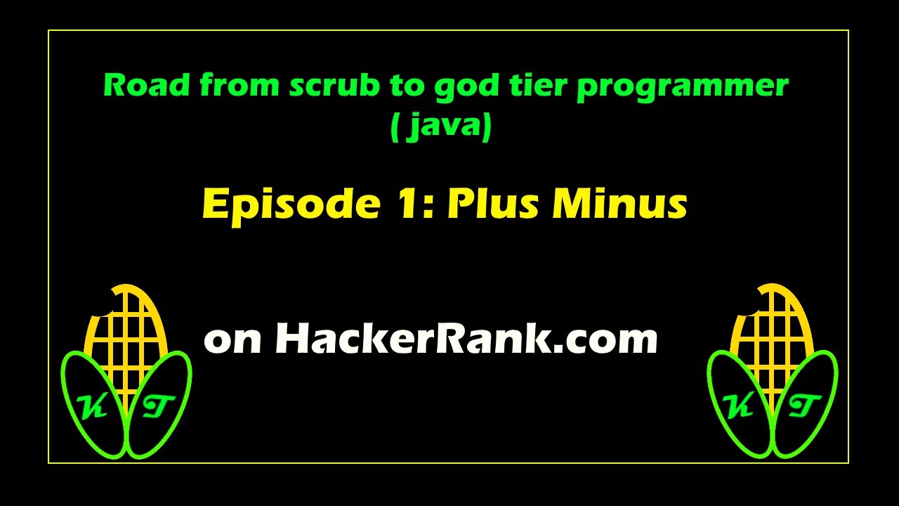 Episode 1: Plus Minus Java Problem HackerRank.com