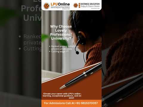 Elevate your career with LPU's Online MBA, BBA, MCA & BCA Programs.