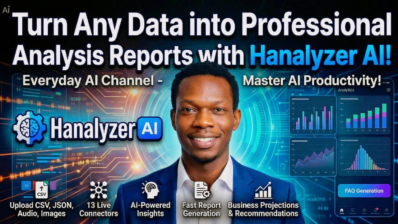 Hanalyzer AI Review Turn Any Data Into a Professional Report in 60 Seconds 📋 EP #424