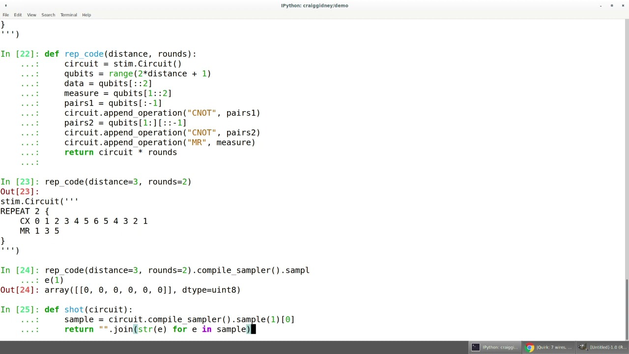 Tutorial - Simulating Quantum Stabilizer Circuits in Python with Stim